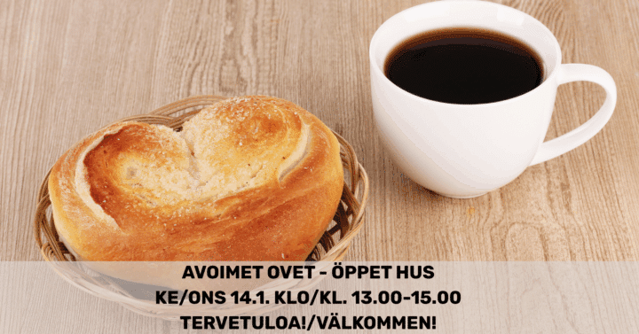 Öppet hus 14.1.2026 kl. 13-15 - Muistiliitto